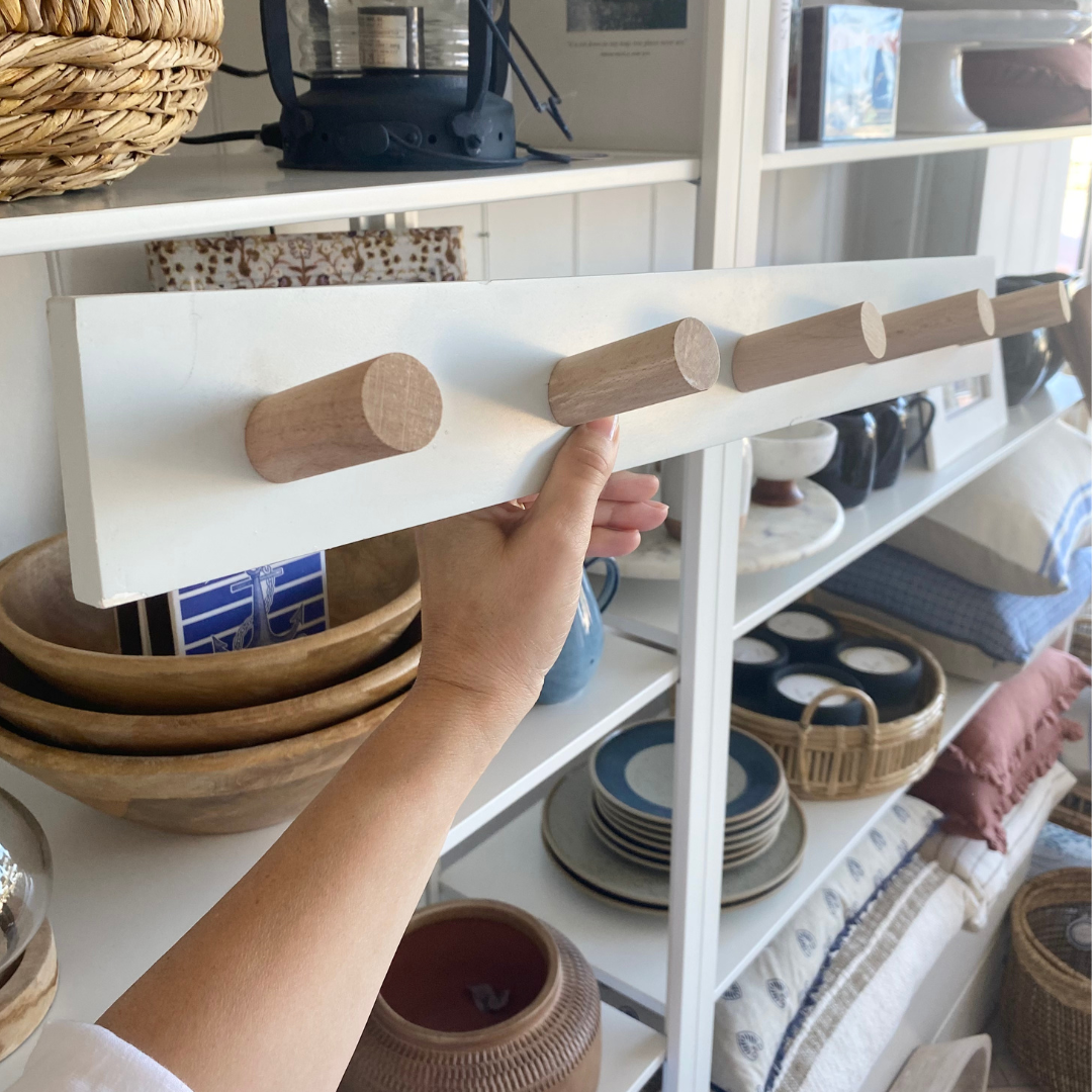 Melcombe 5 Peg Rail – Tin Coast Design Coastal Interior Design Shop in ...