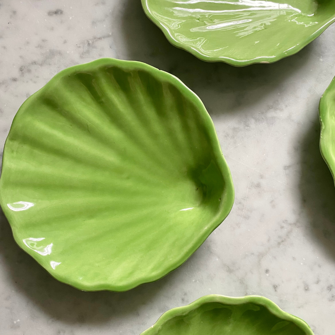 Vintage French Shell Dish – Tin Coast Design Coastal Interior Design ...